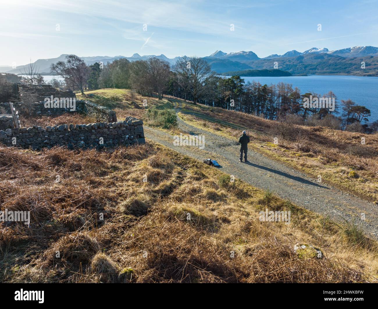 Poolewe to loch maree hike hi-res stock photography and images - Alamy