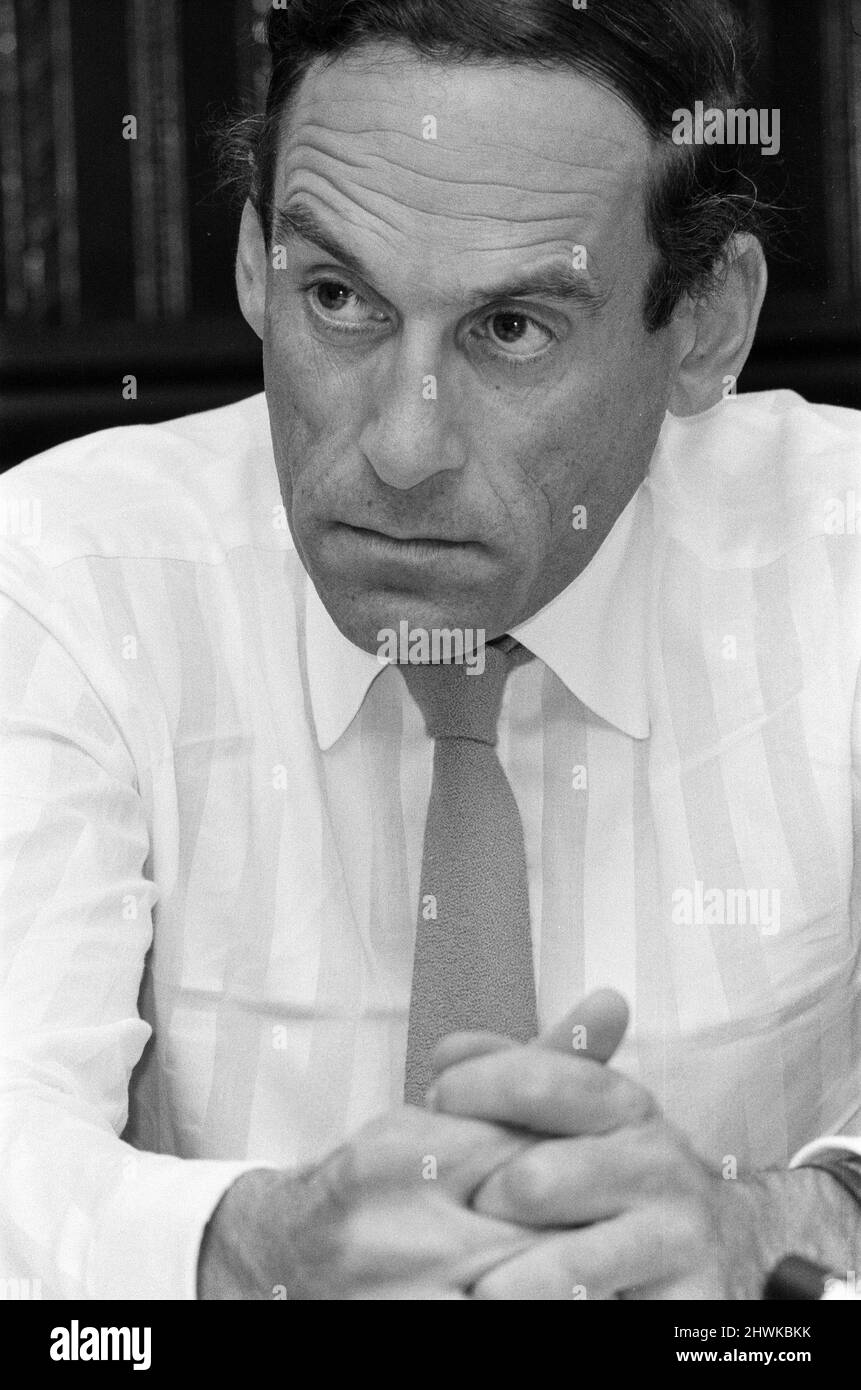 Jeremy Thorpe pictured in his constituency office in Barnstaple. 12th ...