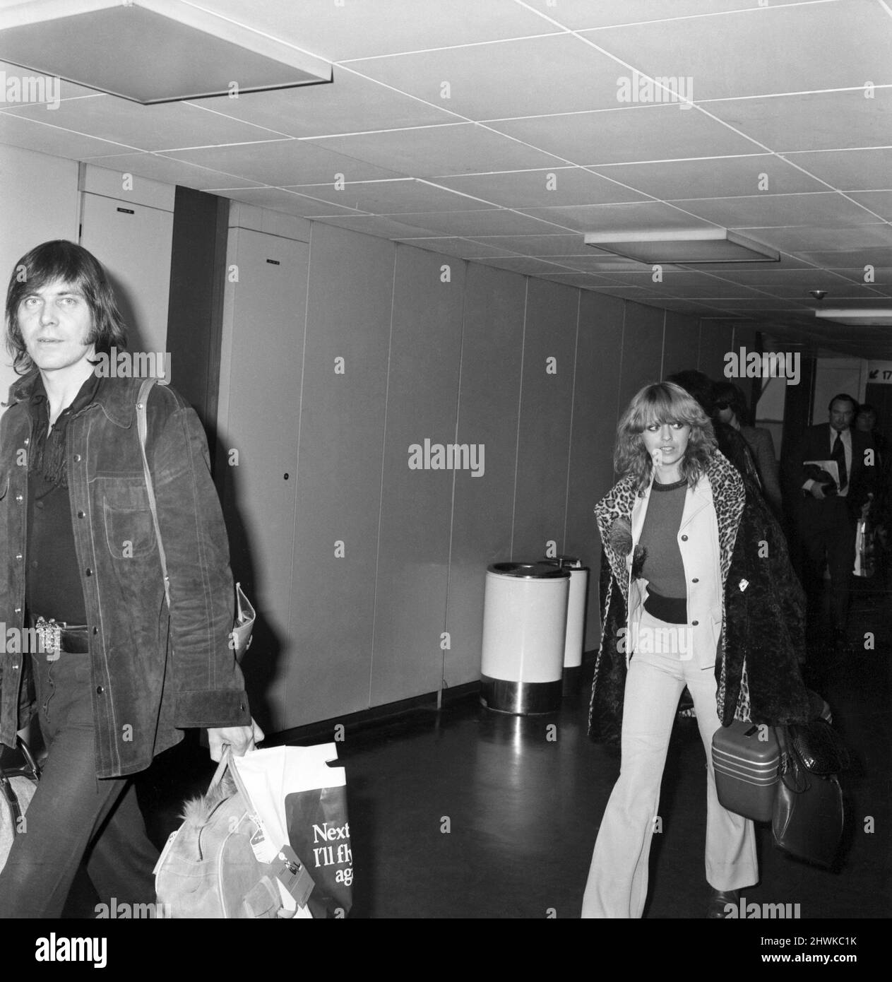 Rolling Stones and Patti Boyd (Ronnie Wood guitarist). November 1973 73 ...