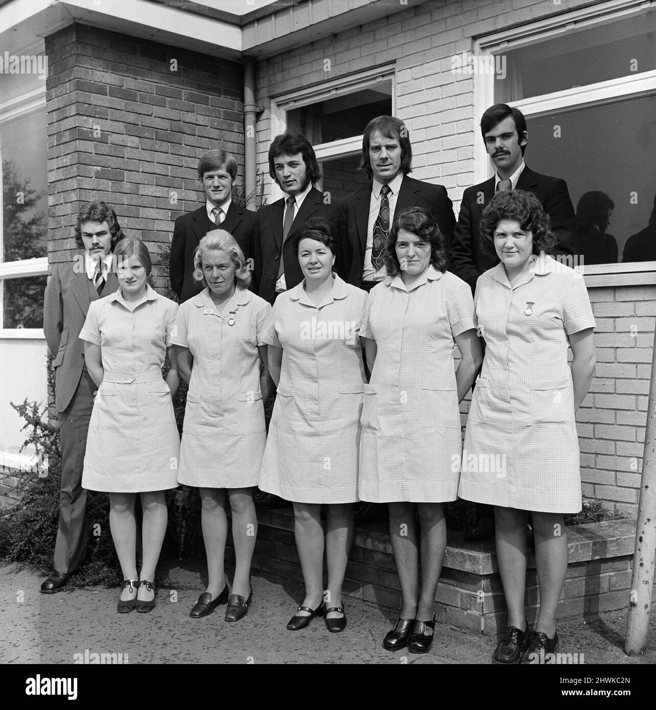 Nurses prize day. 1973 Stock Photo - Alamy