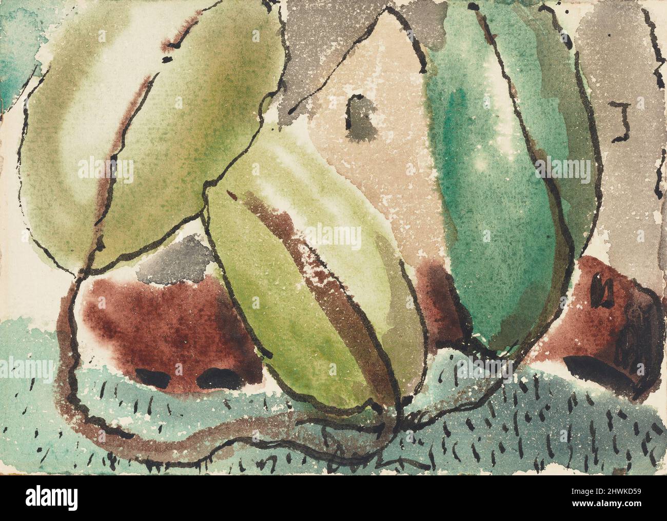 House with Trees. Artist: Arthur Garfield Dove, American, 1880–1946 ...