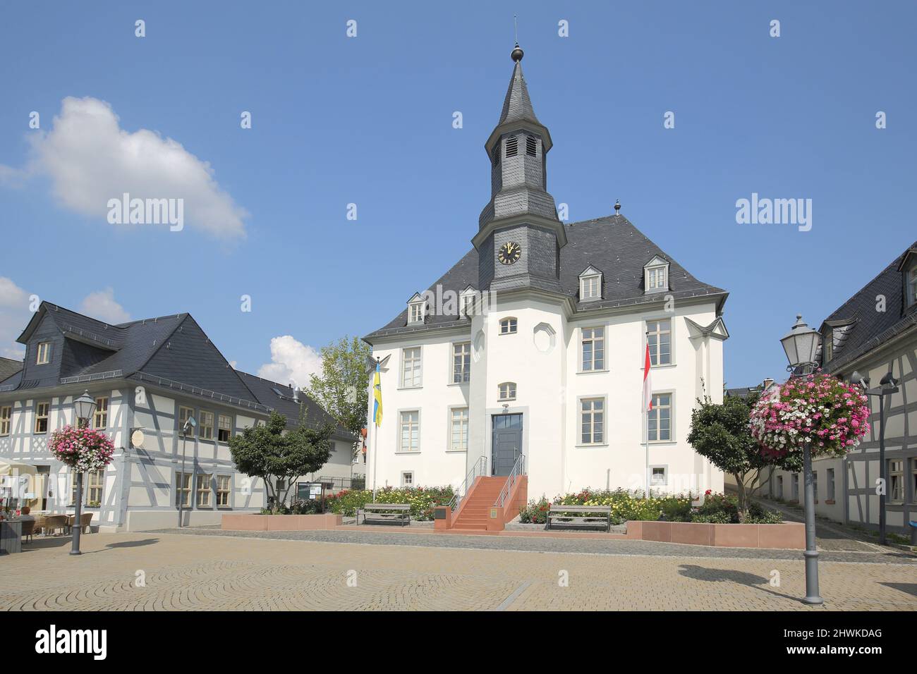 Baroque Huguenot Church, built 1700-1705, on Alter Marktplatz, in ...