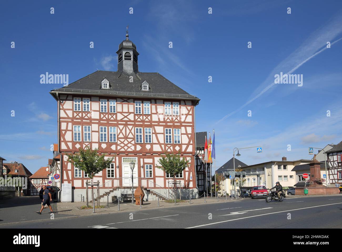 Historic town hall in Usingen im Taunus, Hesse, Germany Stock Photo - Alamy