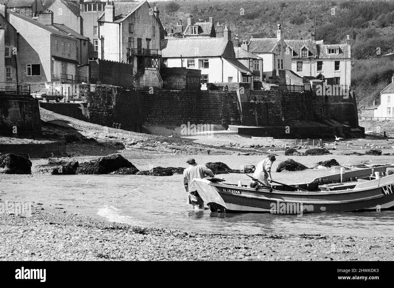 Staithes fishing Black and White Stock Photos & Images - Alamy