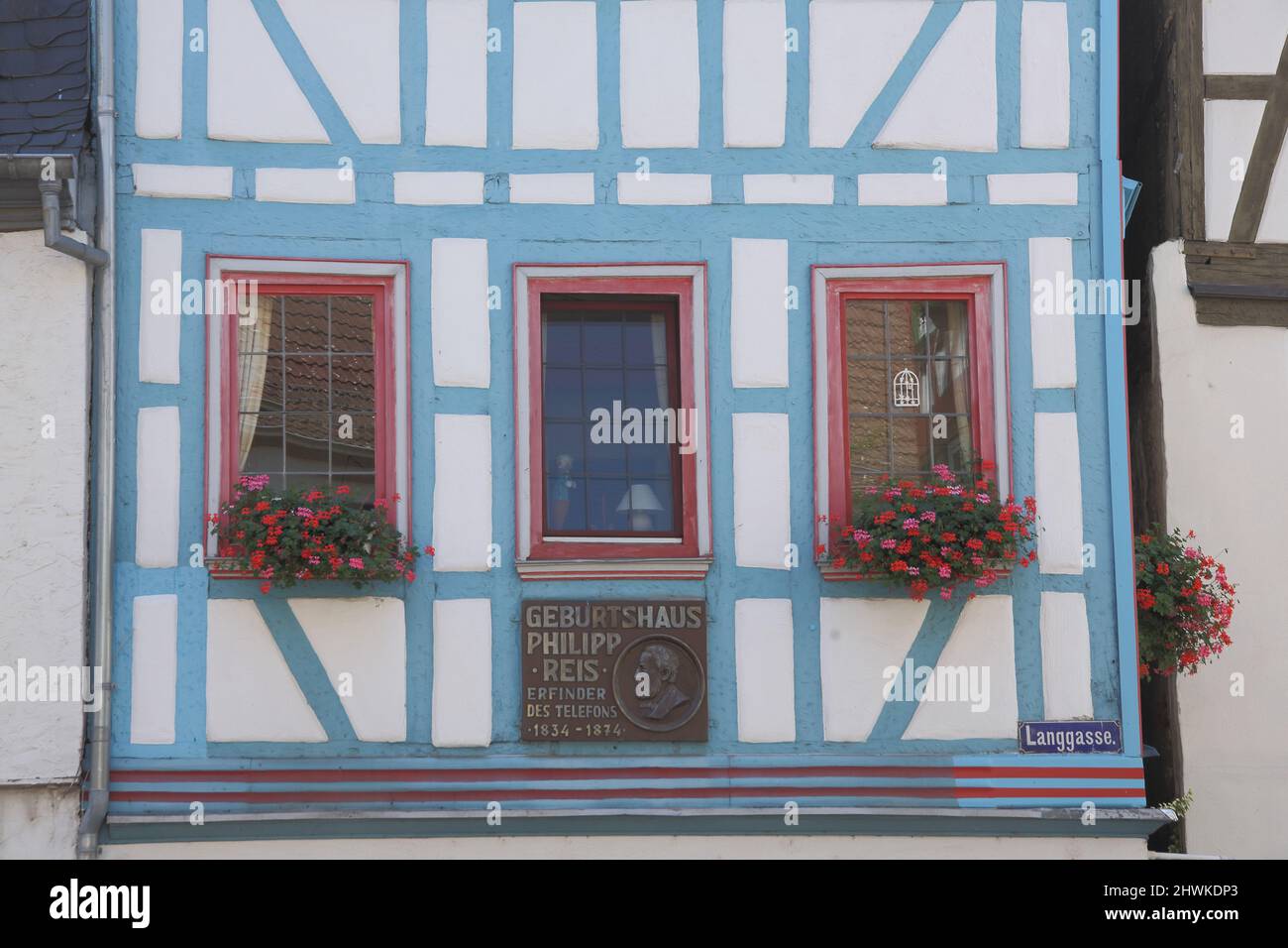 Birthplace of Johann Philipp Reis 1834-1874, inventor of the telephone ...