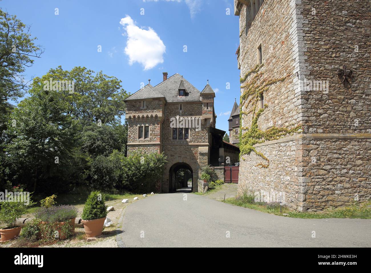 At the entrance to the inner courtyard hi-res stock photography and ...
