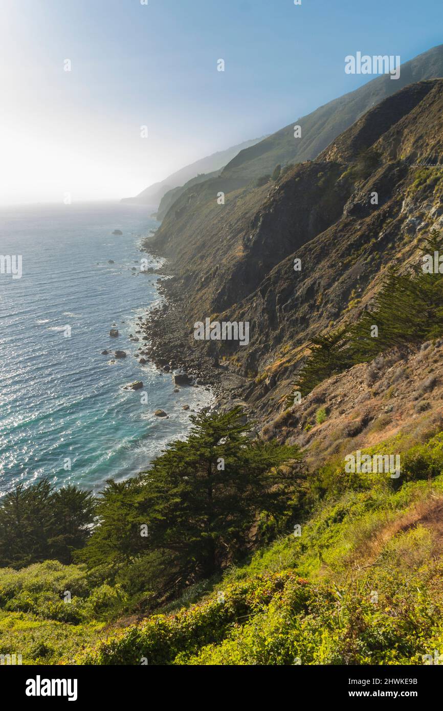 Big Sur coast, Ragged point, California Stock Photo - Alamy