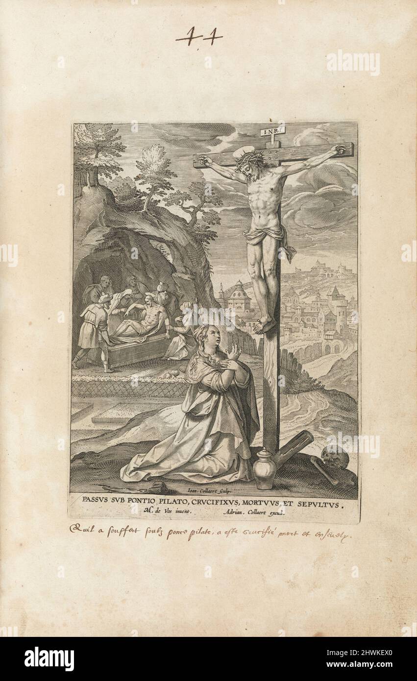1 of 12 plates from the series XII. Fidei Apostolici Symbola (The ...