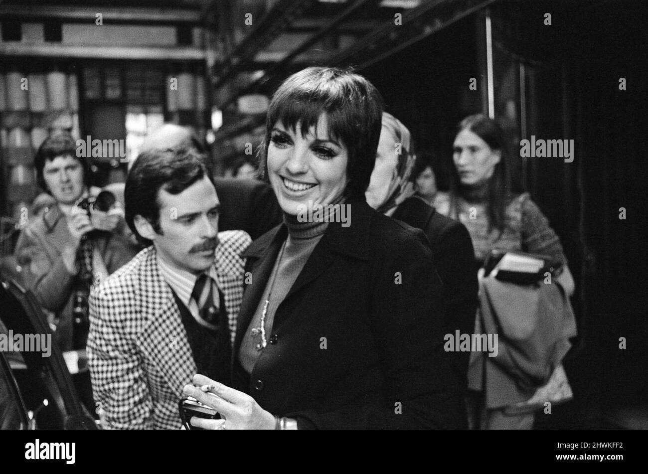 Hollywood star Liza Minnelli today at The Savoy Hotel. 22nd May 1973 ...