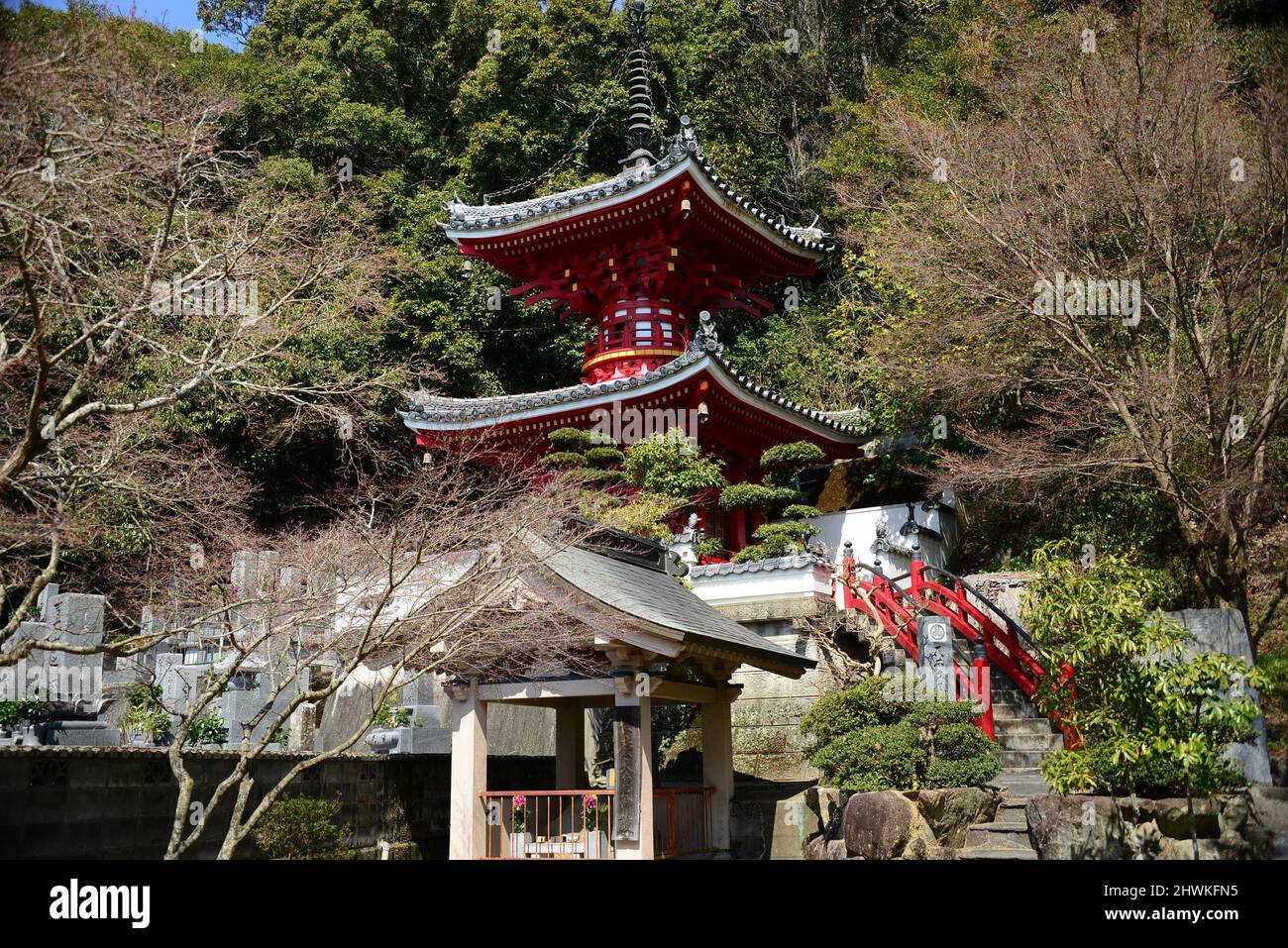 JAPAN.Pilgrimage on the way to the 88 temples in Shikoku Stock Photo ...