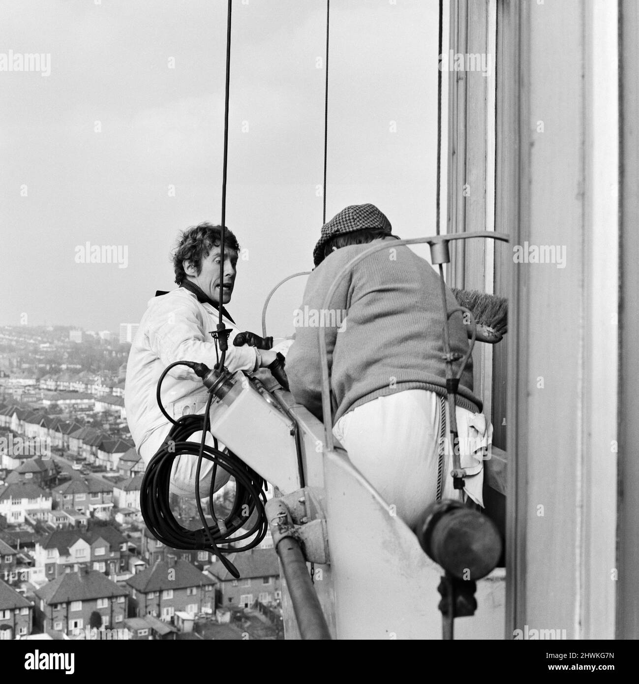 Actor Michael Crawford pictured during filming at Station House, a 200 ...