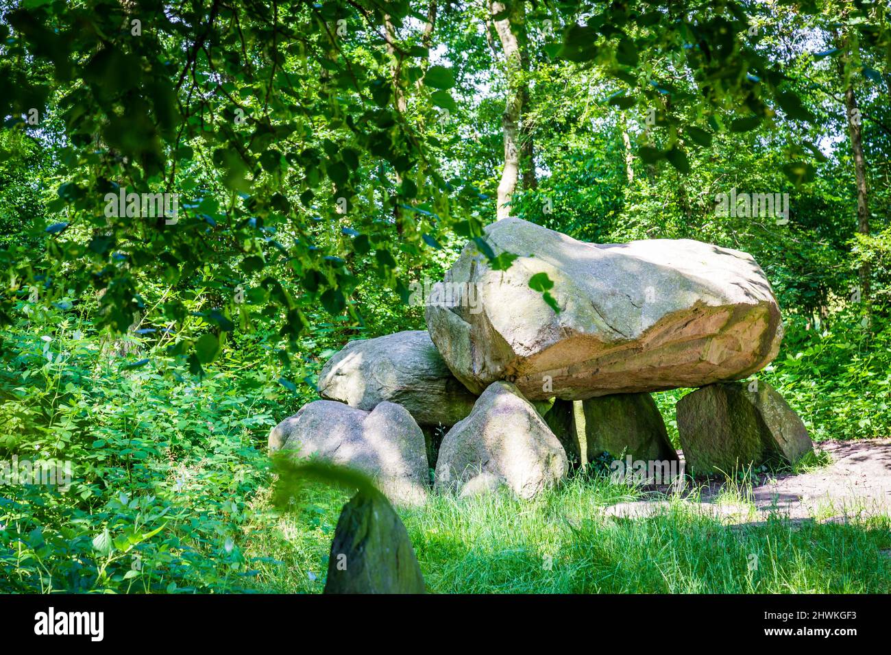 Prehistoric Dolmen Hunebed G1 in Groningen The Netherlands southwest of ...