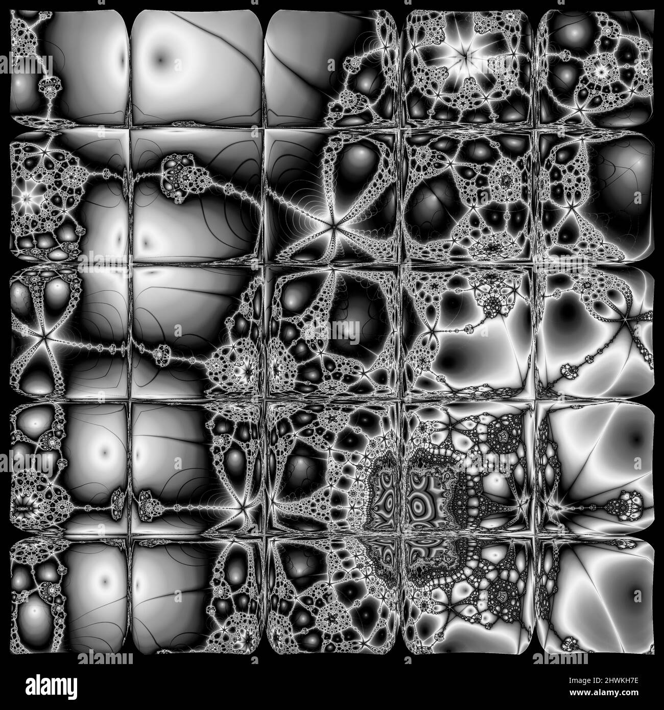 Abstract Computer generated Fractal design. A fractal is a never-ending ...