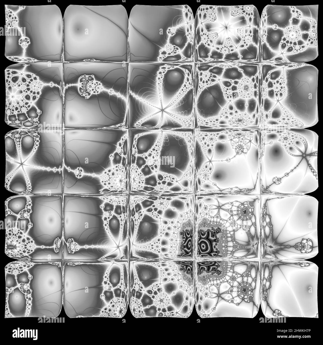 Abstract Computer generated Fractal design. A fractal is a never-ending ...