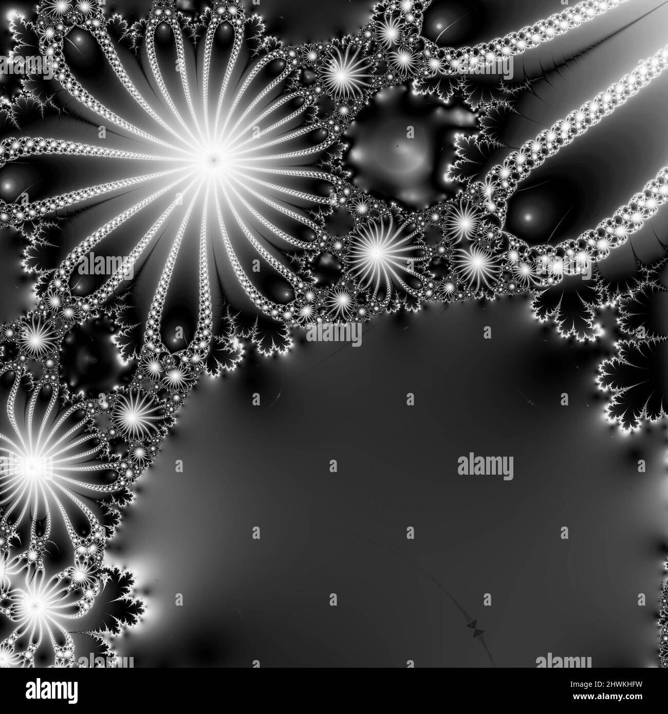 Abstract Computer generated Fractal design. A fractal is a never-ending ...