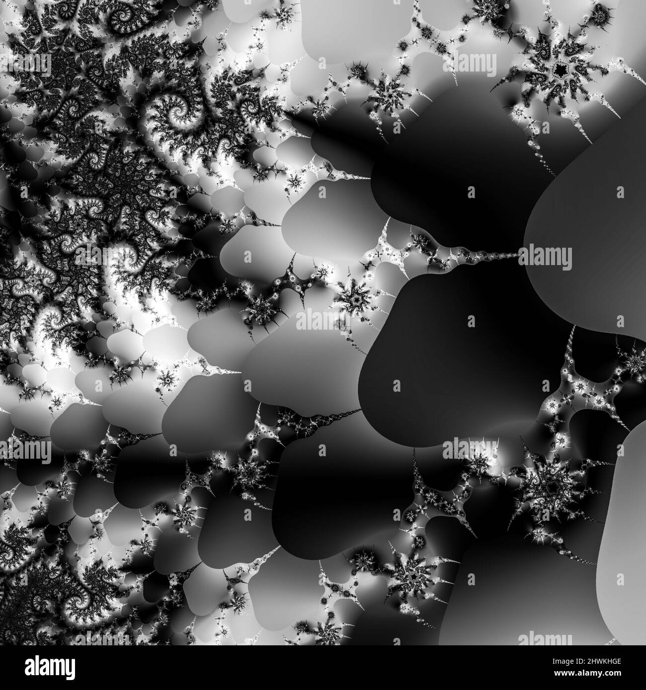 Abstract Computer generated Fractal design. A fractal is a never-ending ...