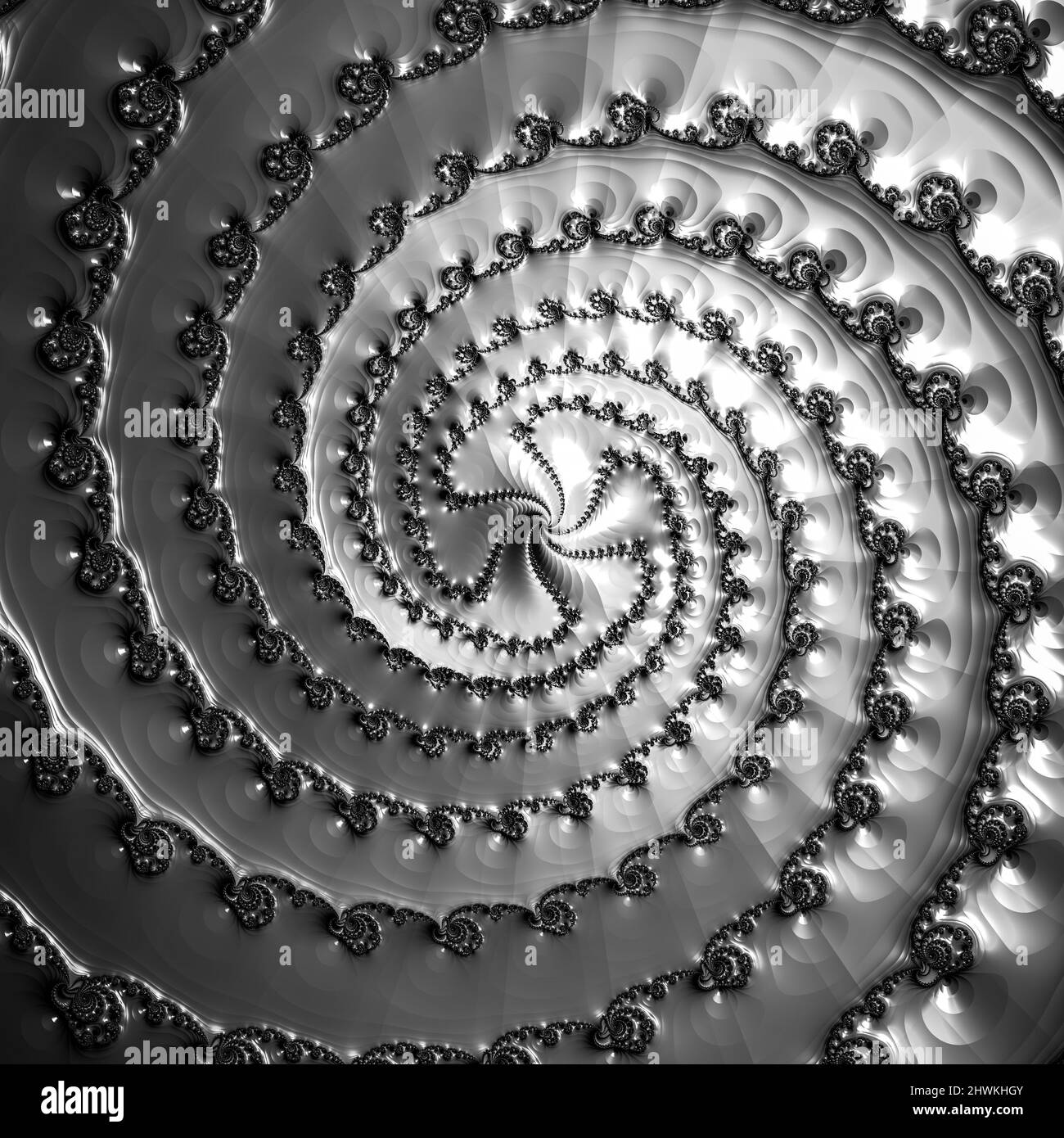 Abstract Computer generated Fractal design. A fractal is a never-ending ...