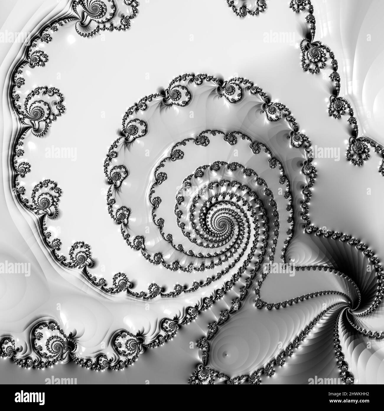 Abstract Computer generated Fractal design. A fractal is a never-ending ...