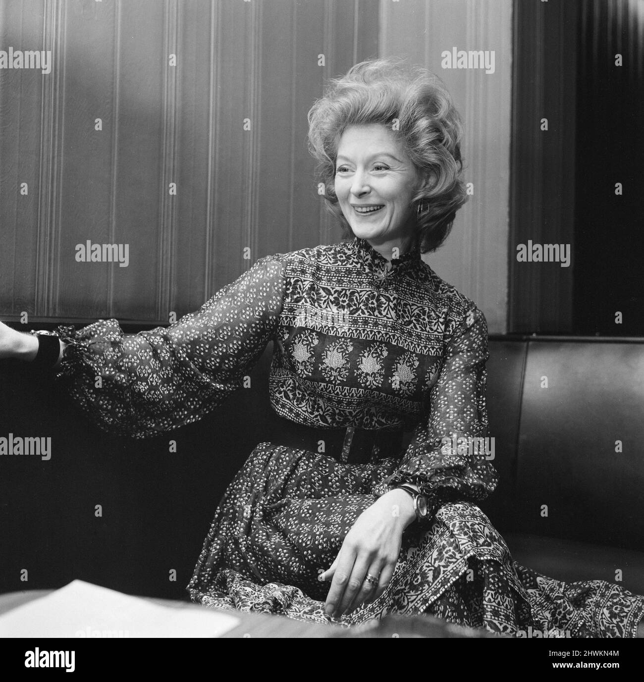 Moira Shearer in Teesside, December 1972. Our Picture Shows ... Moira ...