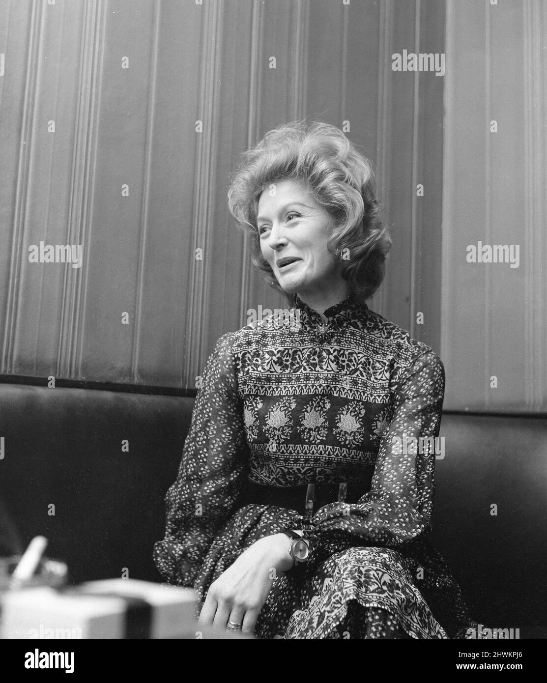 Moira Shearer in Teesside, December 1972. Our Picture Shows ... Moira ...