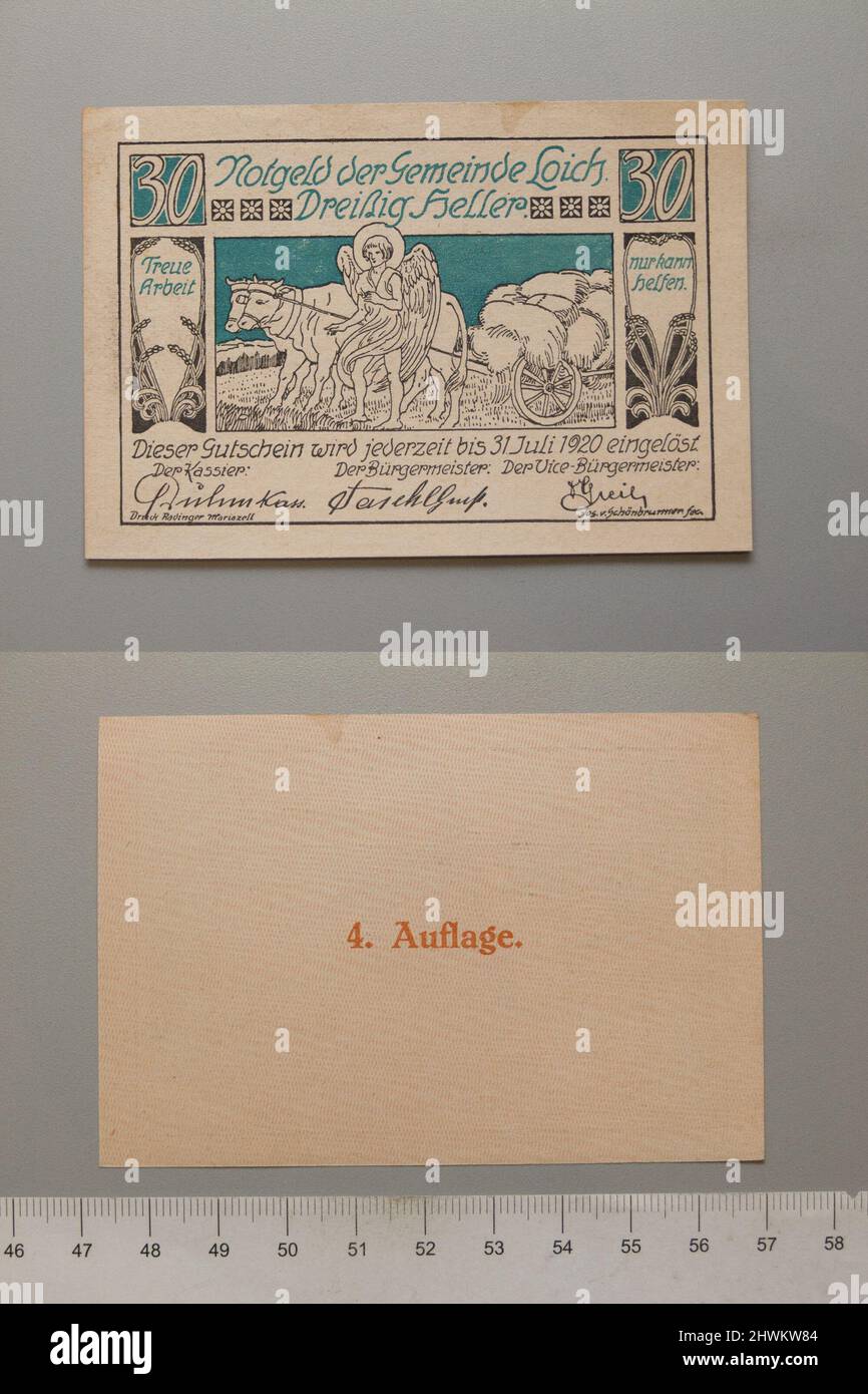 Postwar austrian currency shortage hi-res stock photography and images ...