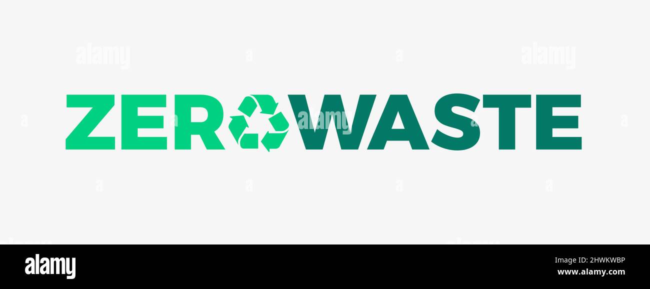 Zero waste vector logo Cut Out Stock Images & Pictures - Alamy
