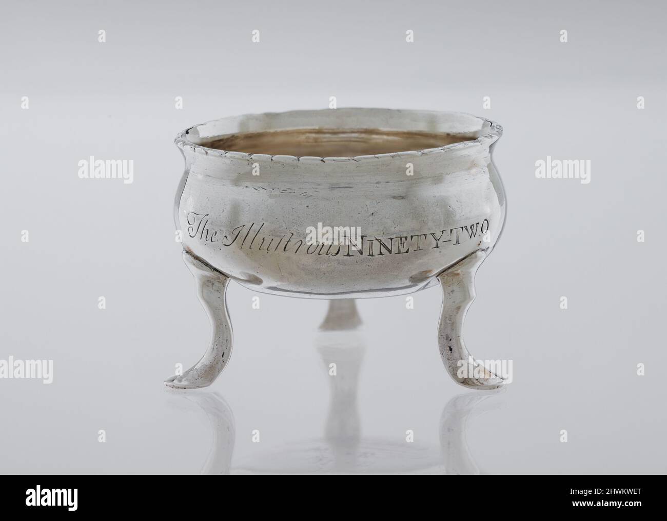 Salt. Maker: Paul Revere, American, 1735–1818 Stock Photo - Alamy