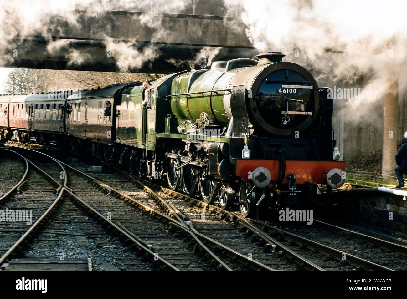 LMS 4-6-0 Royal Scot Class 6100 Royal Scot on the East Lancs Railway ...