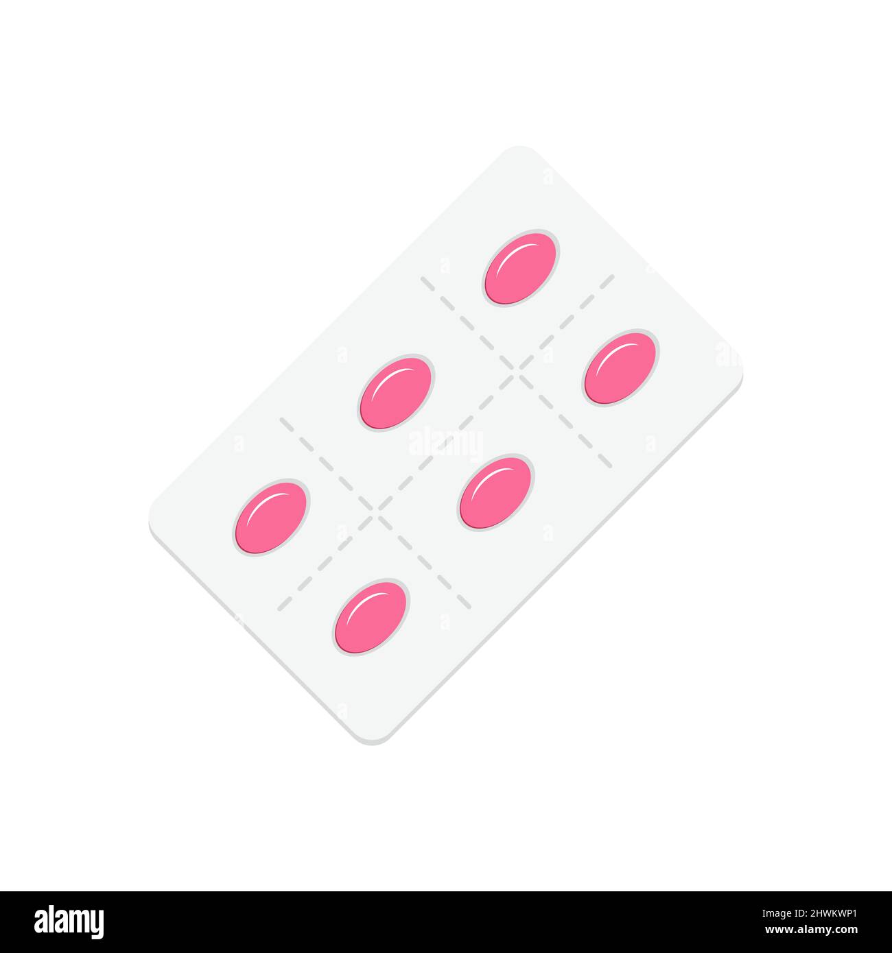 Pack medical pharmacy flat Cut Out Stock Images & Pictures - Alamy