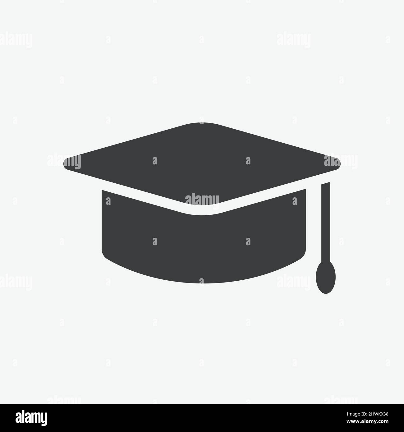 Cap flat Stock Vector Images - Alamy