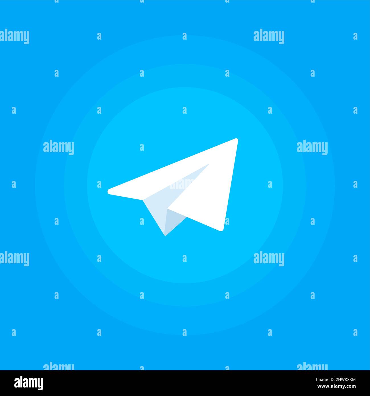 Paper Plane Sending Message Mail Flat Color Icon Stock Vector Image ...