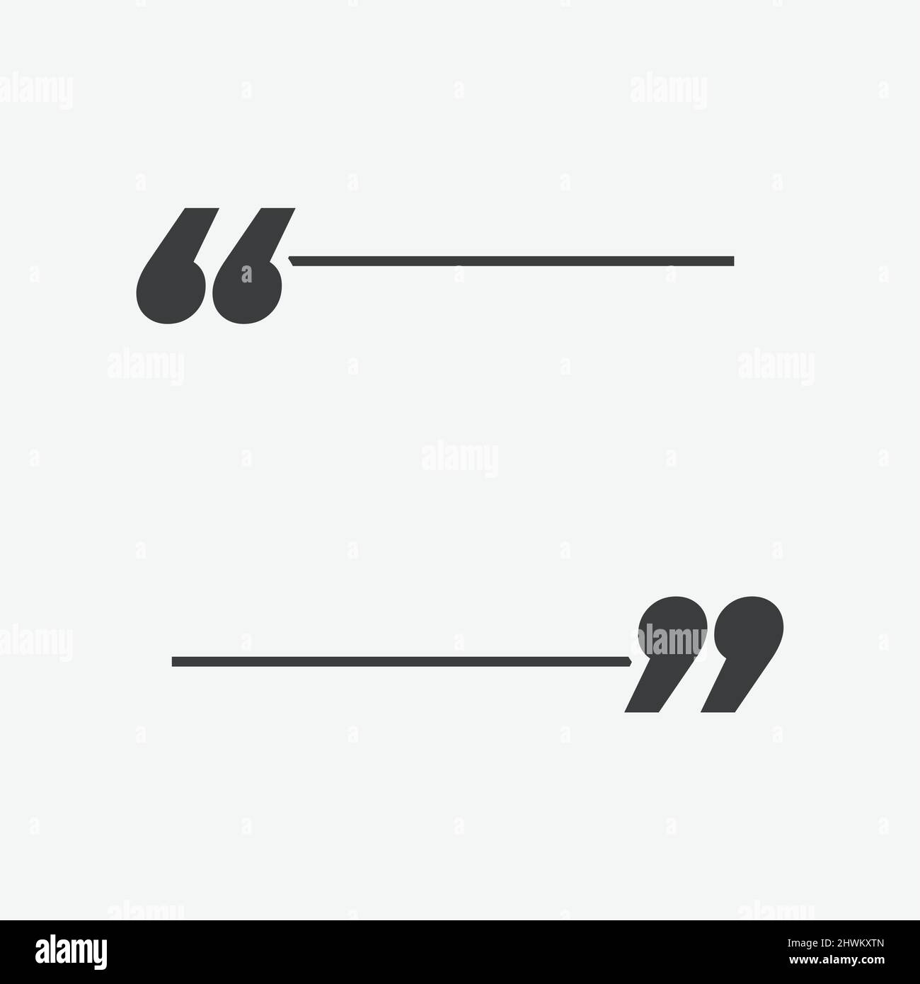 Citation vector vectors hi-res stock photography and images - Alamy