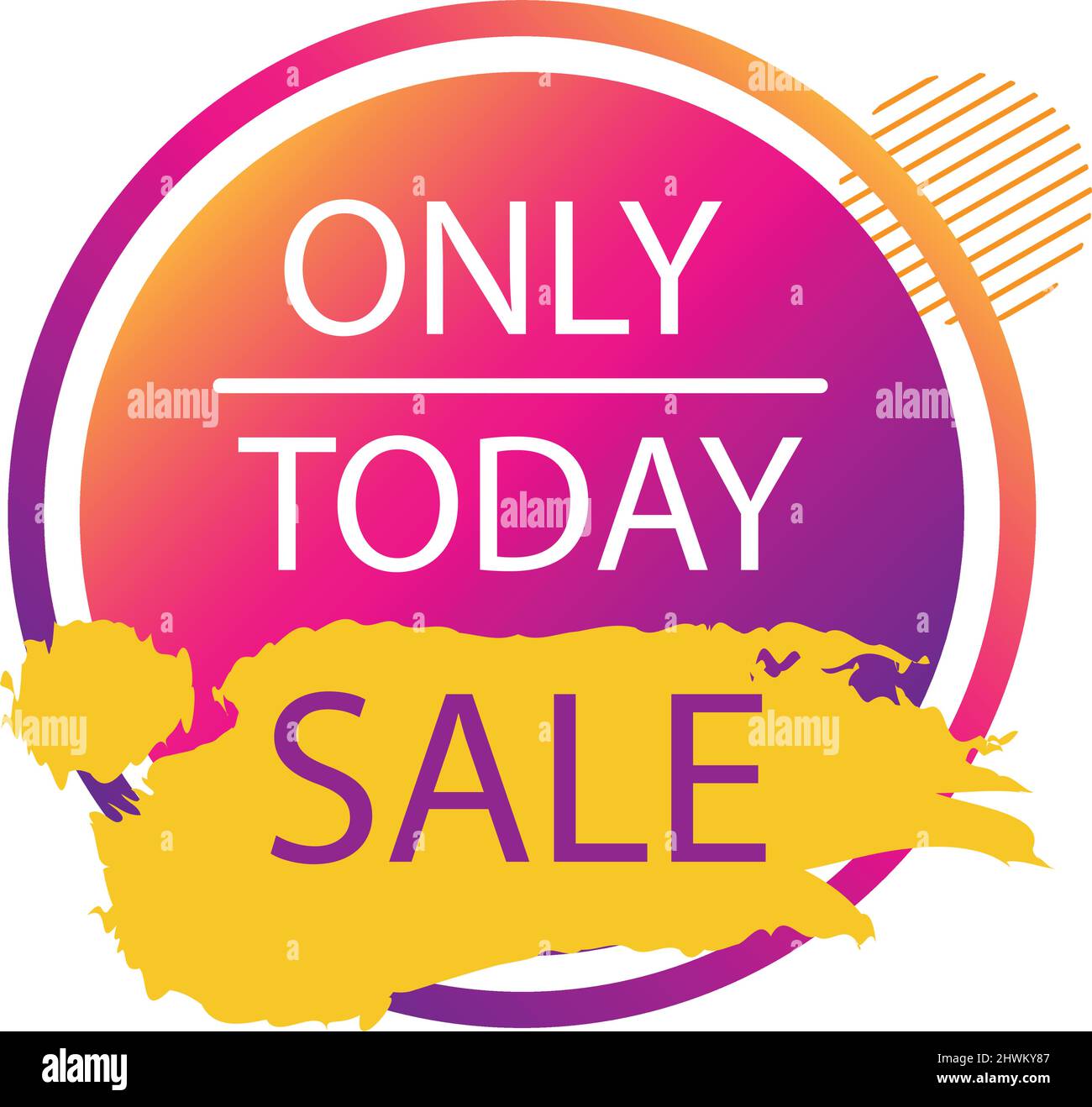 Abstract web banner, business card, SALE TODAY ONLY template - Vector ...