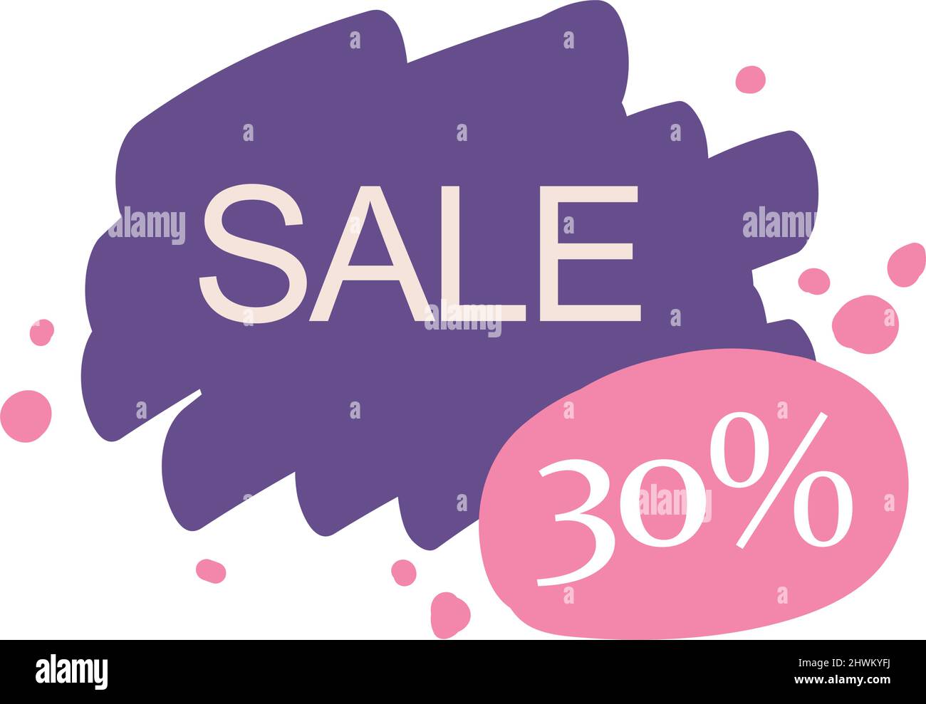 Abstract web banner, business card, template SALE 30 PERCENT - Vector illustration Stock Vector ...