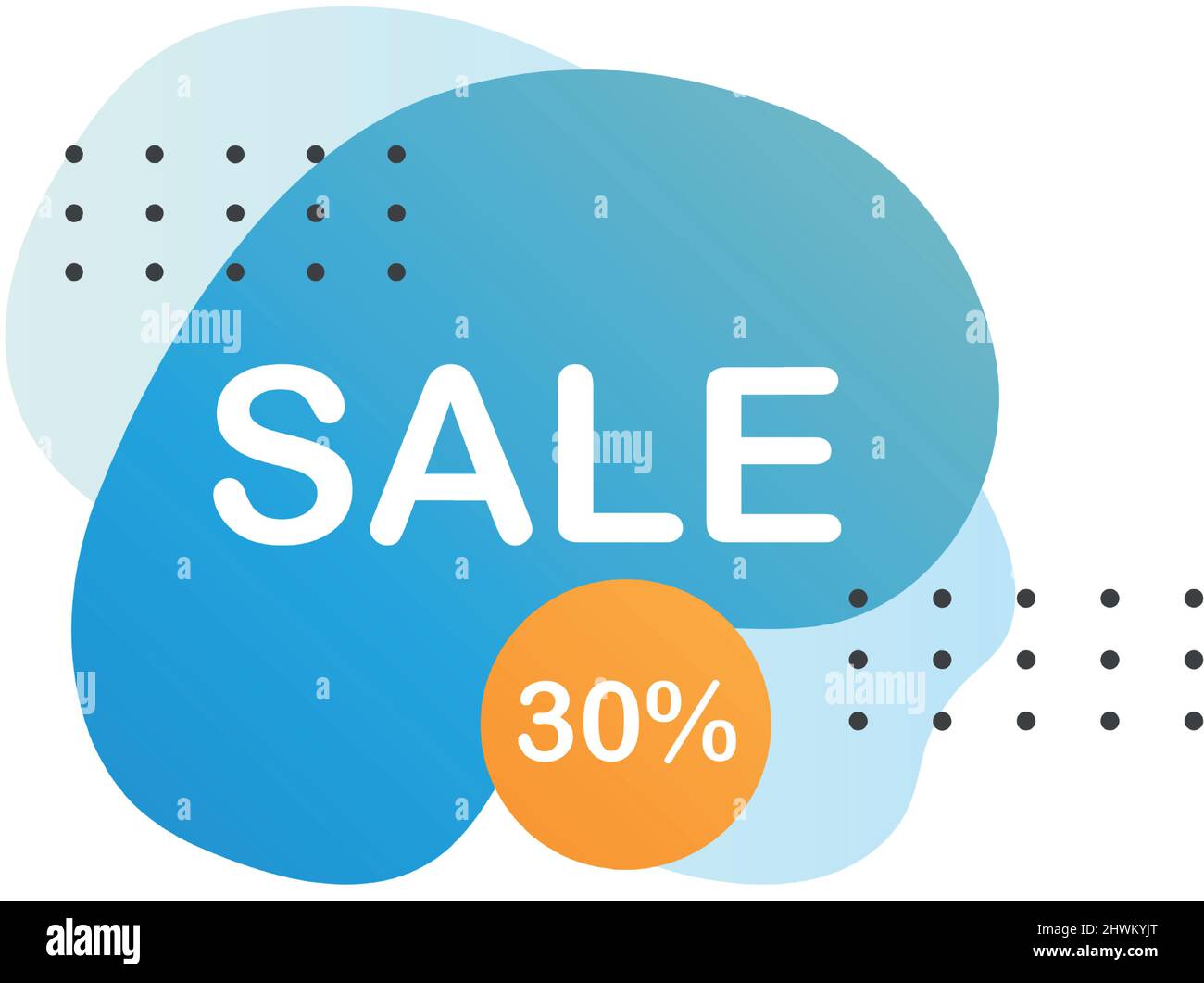 Abstract web banner, business card, template SALE 30 PERCENT - Vector illustration Stock Vector ...