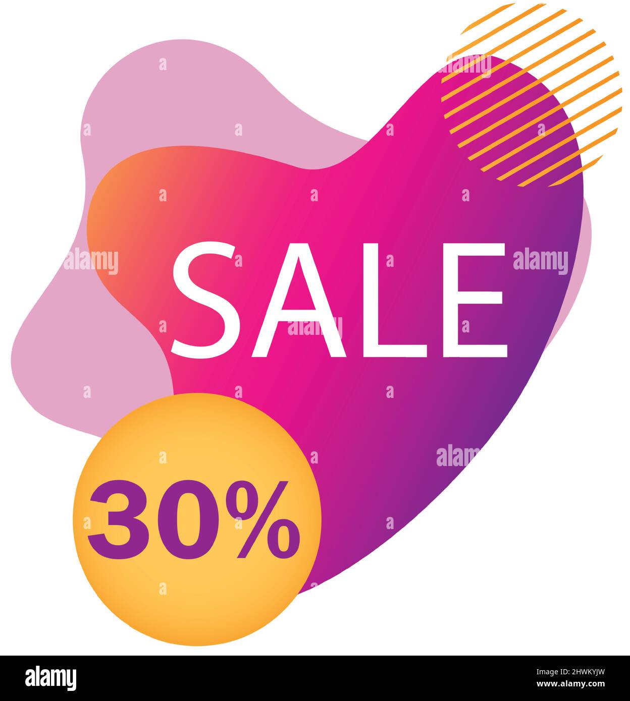 Abstract web banner, business card, template SALE 30 PERCENT - Vector illustration Stock Vector ...