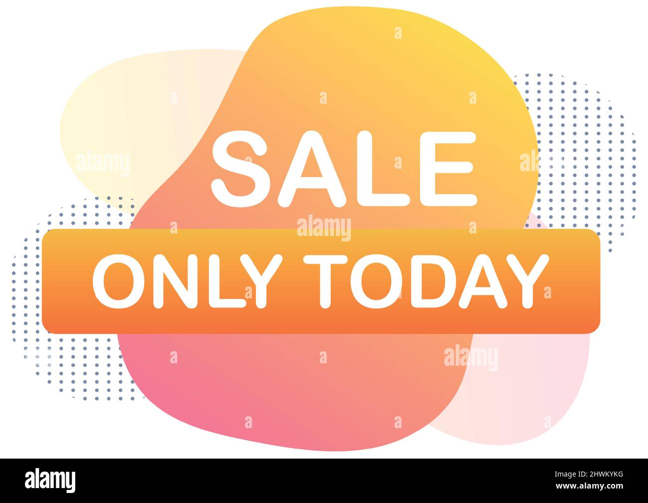 Abstract web banner, business card, SALE TODAY ONLY template - Vector ...