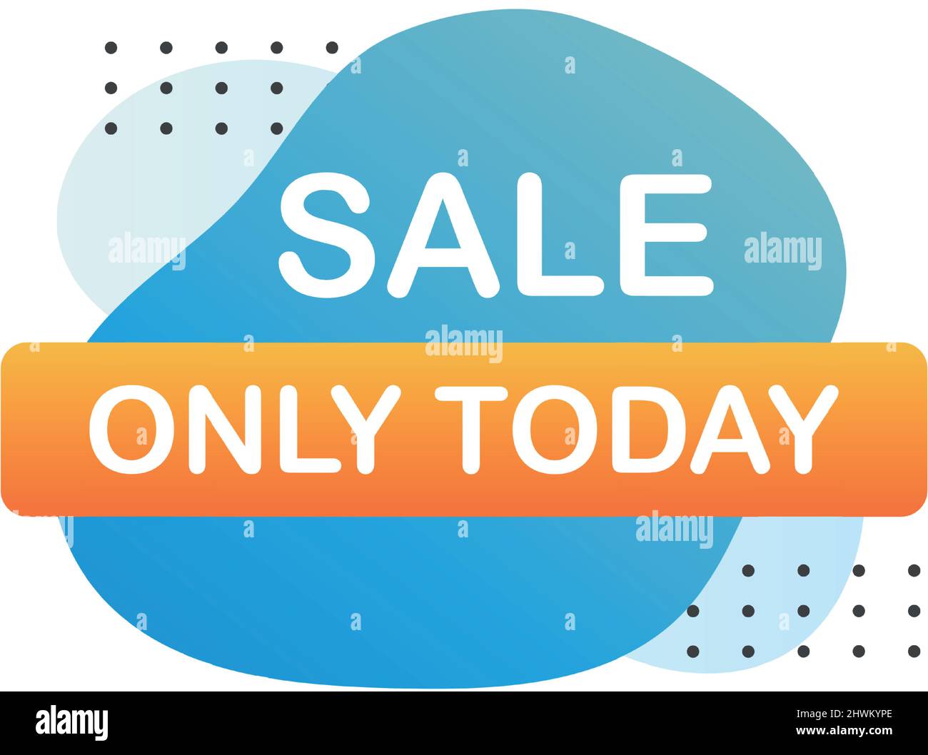 Abstract web banner, business card, SALE TODAY ONLY template - Vector ...