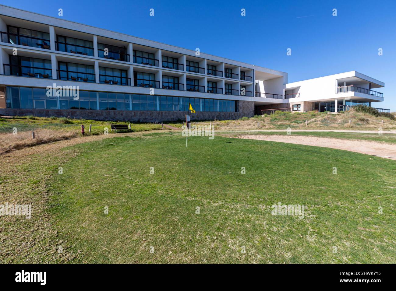 Golf course near Parador Nacional de El Saler, El Saler, Valencia ...