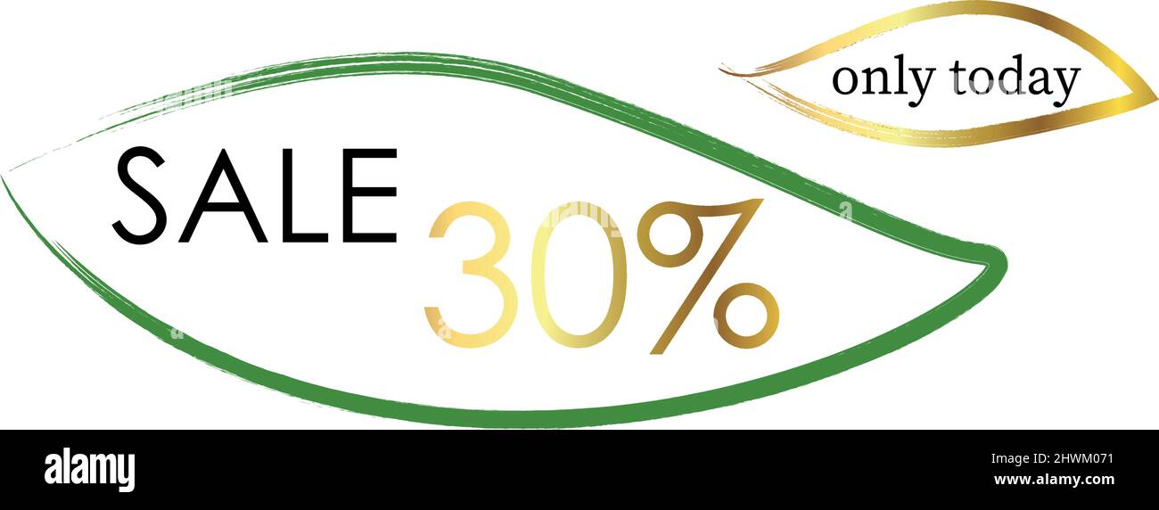 Abstract web banner, business card, template SALE 30 PERCENT - Vector illustration Stock Vector ...