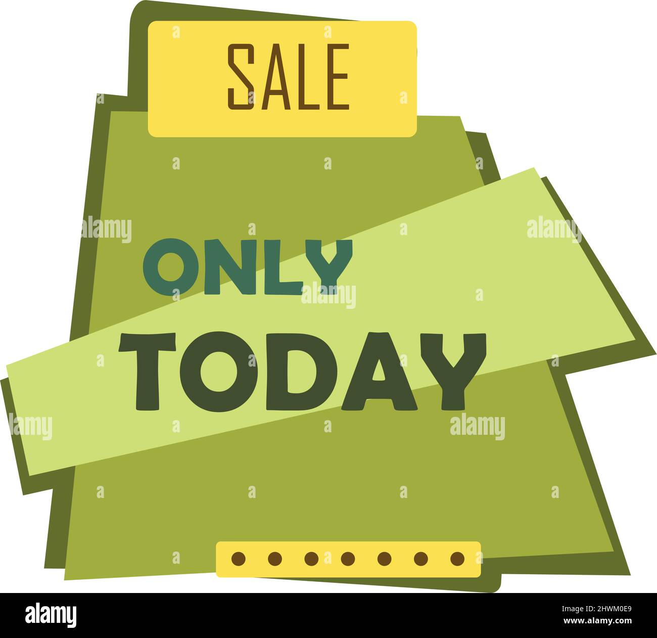 Abstract web banner, business card, SALE TODAY ONLY template - Vector ...