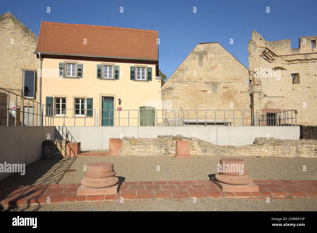 Historical Imperial Palace in Ingelheim, Rhineland-Palatinate, Germany ...
