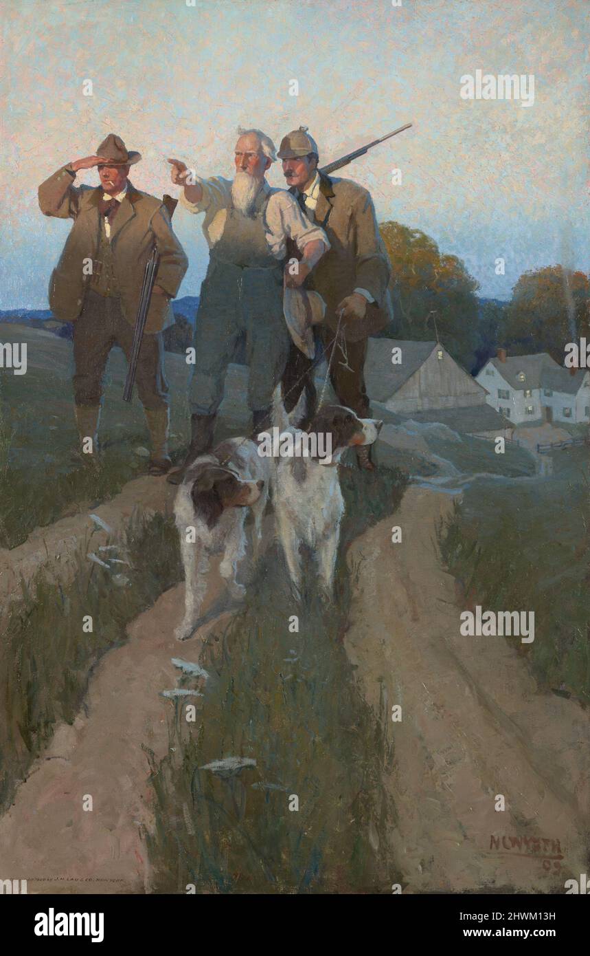 Over Yonder. Artist: N. C. Wyeth, American, 1882–1945 Stock Photo - Alamy