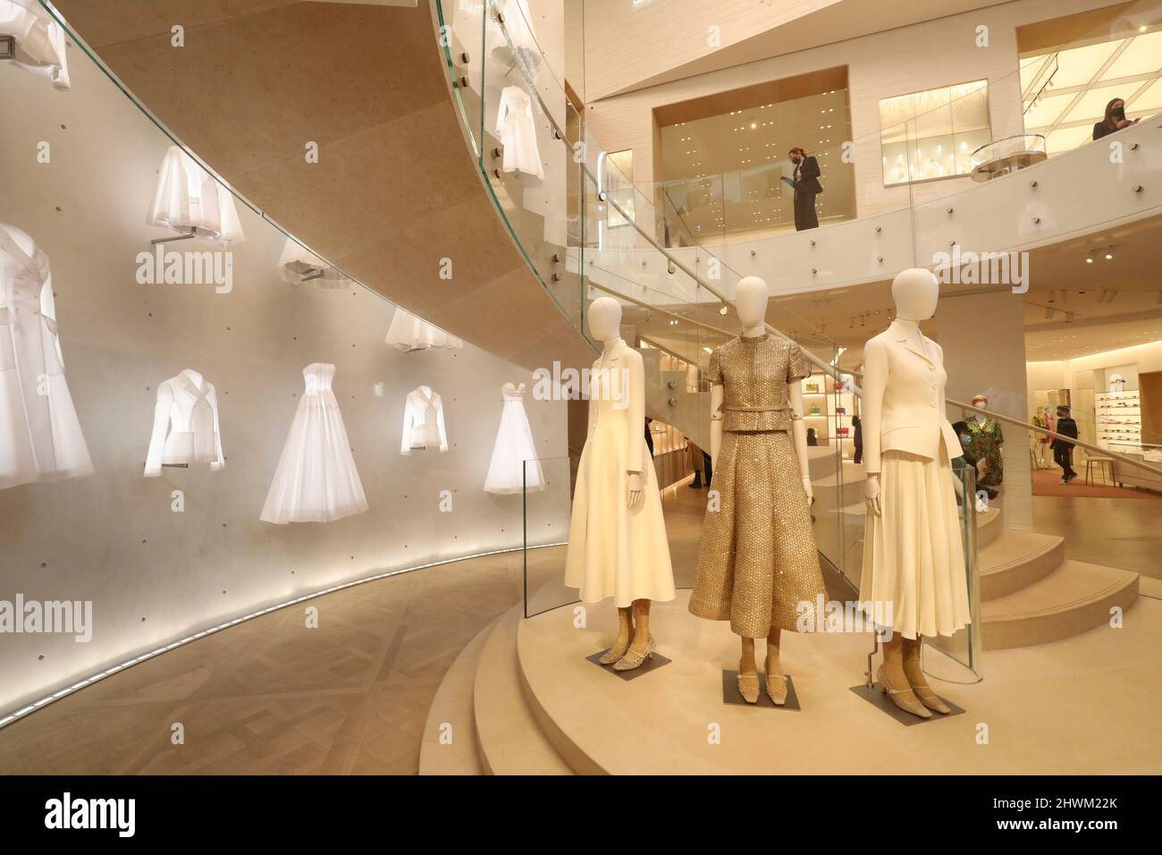 THE DIOR FLAGSHIP OPENS IN PARIS AVENUE MONTAIGNE Stock Photo - Alamy