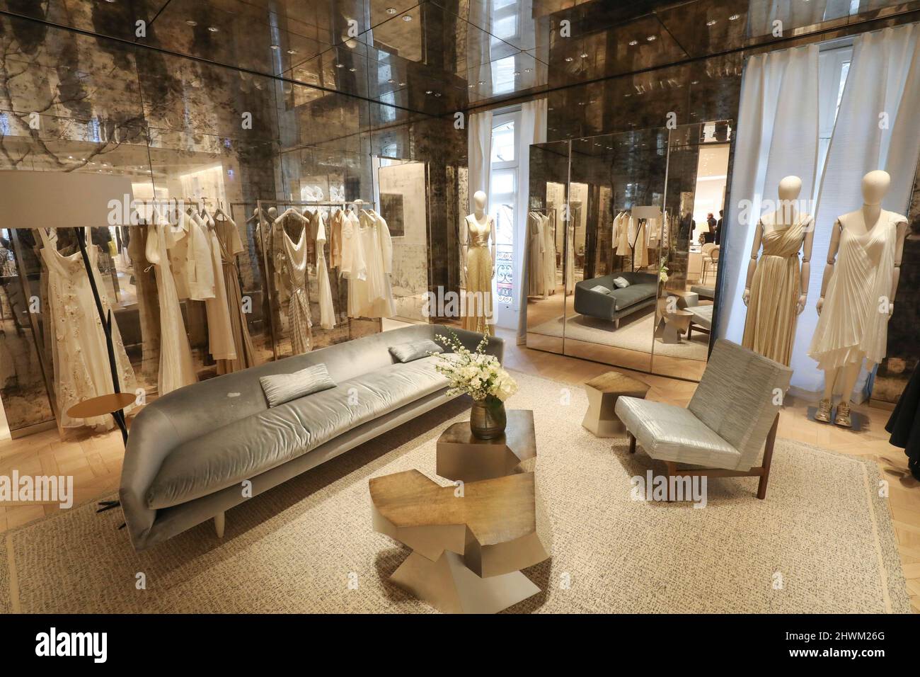 THE DIOR FLAGSHIP OPENS IN PARIS AVENUE MONTAIGNE Stock Photo - Alamy