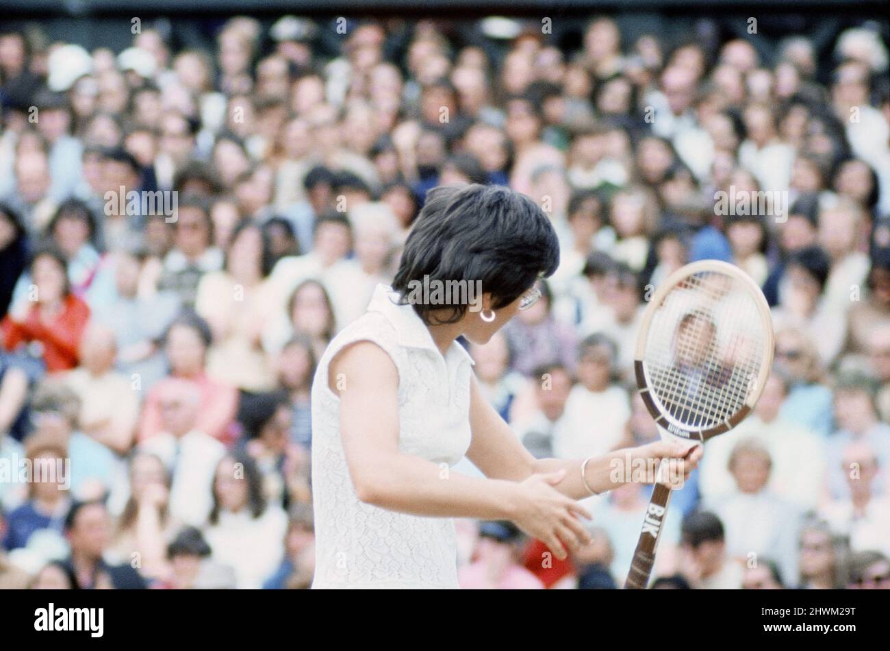 1972 Wimbledon Championships - Women's Singles.Billie Jean King ...
