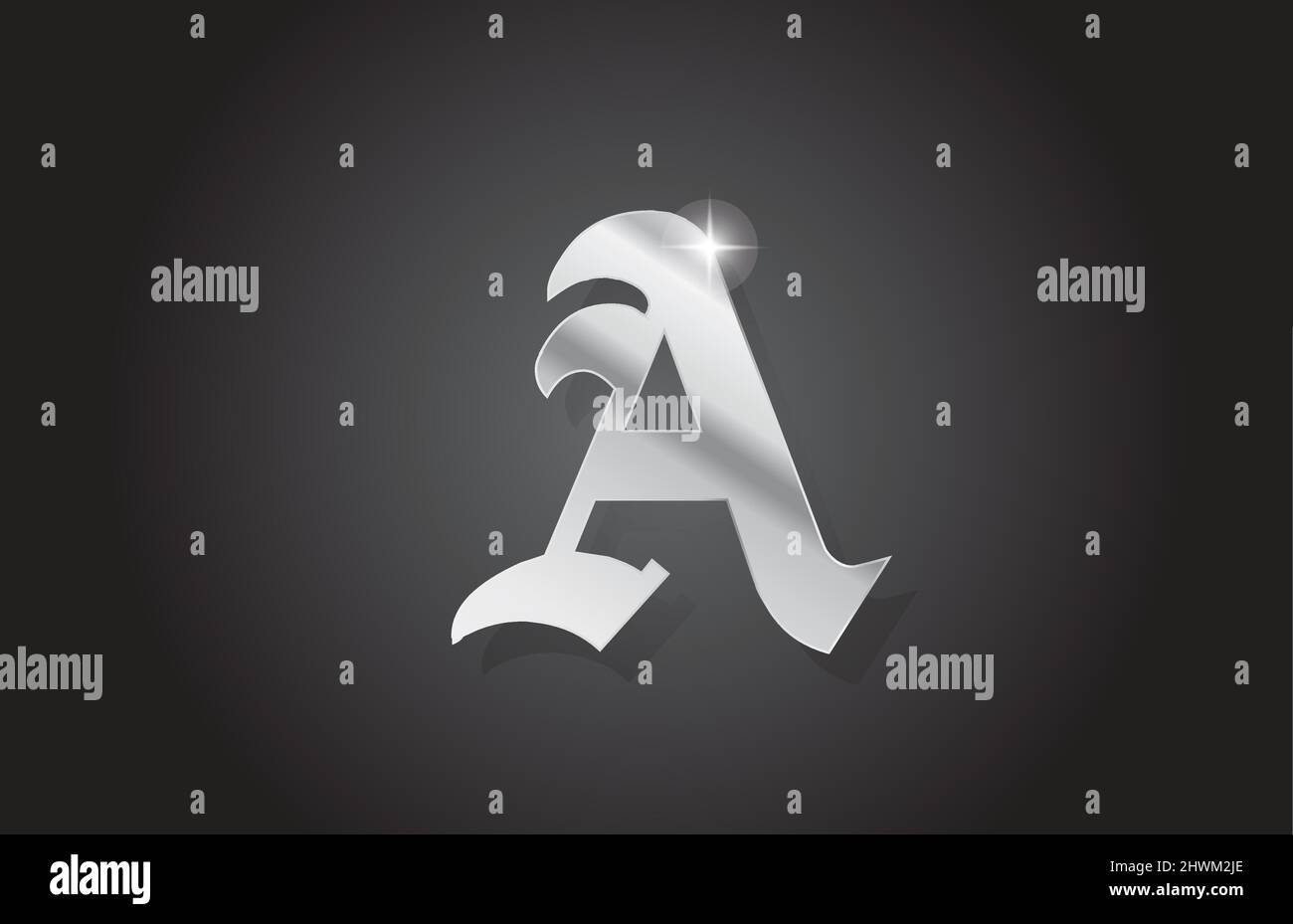 A vintage grey alphabet letter logo icon design. Creative template for ...