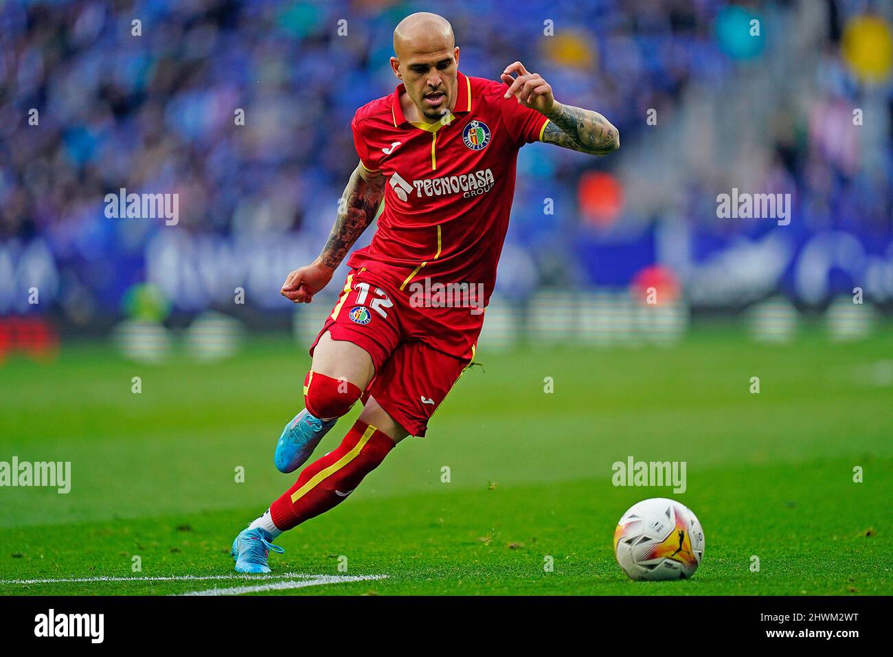 Sandro Ramirez of Getafe CF during the La Liga match between RCD ...