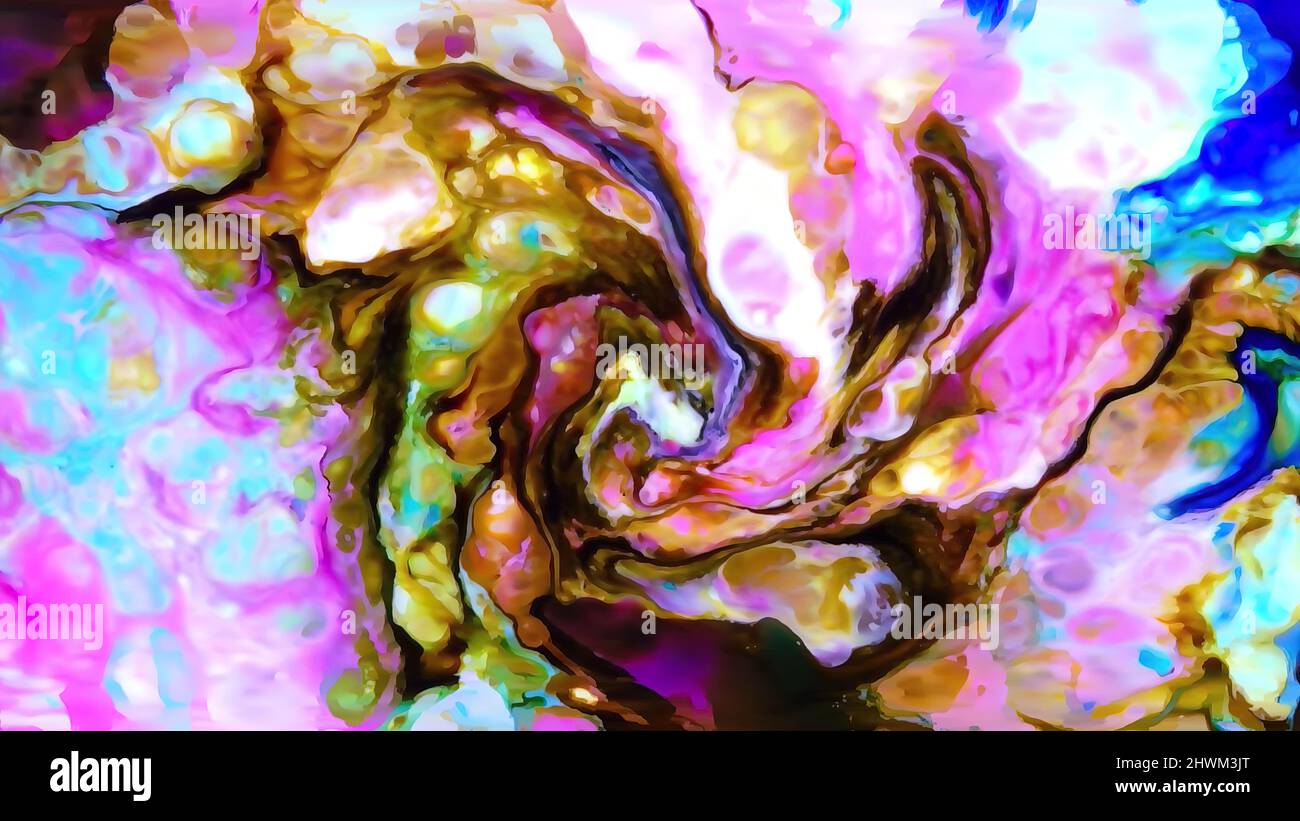 Colorful Abstract Acrylic Background Stock Photo - Alamy