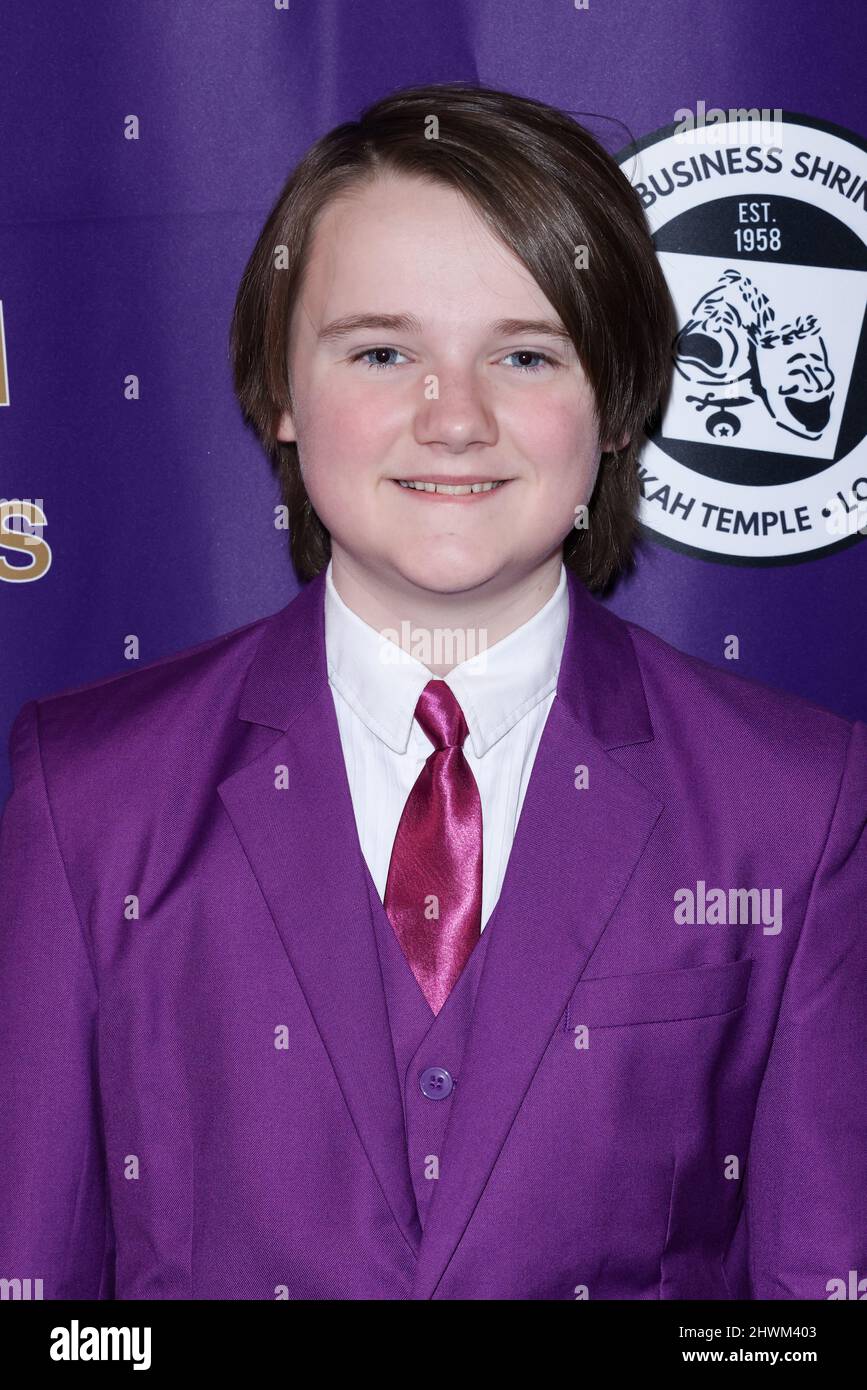 Los Angeles, California, USA. 5th March, 2022. Actor Aodhan Lane ...